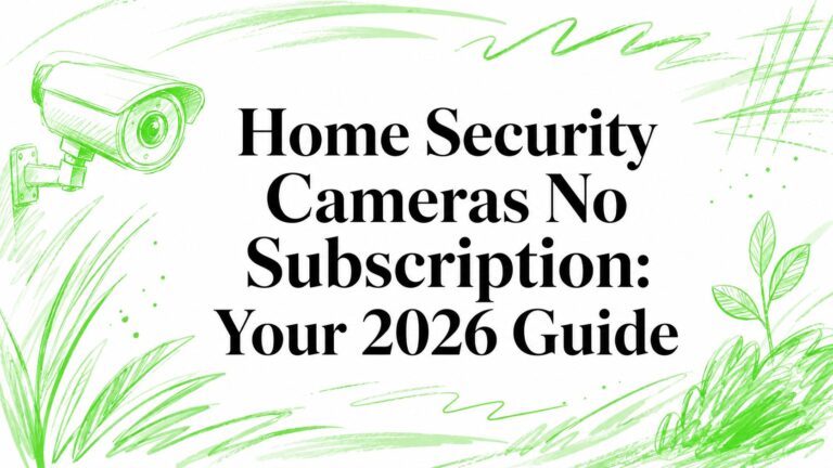 Home Security Cameras No Subscription: Your 2026 Guide